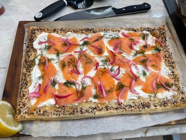 Everything Bagel Salmon Tart – In The Kitchen With Britt